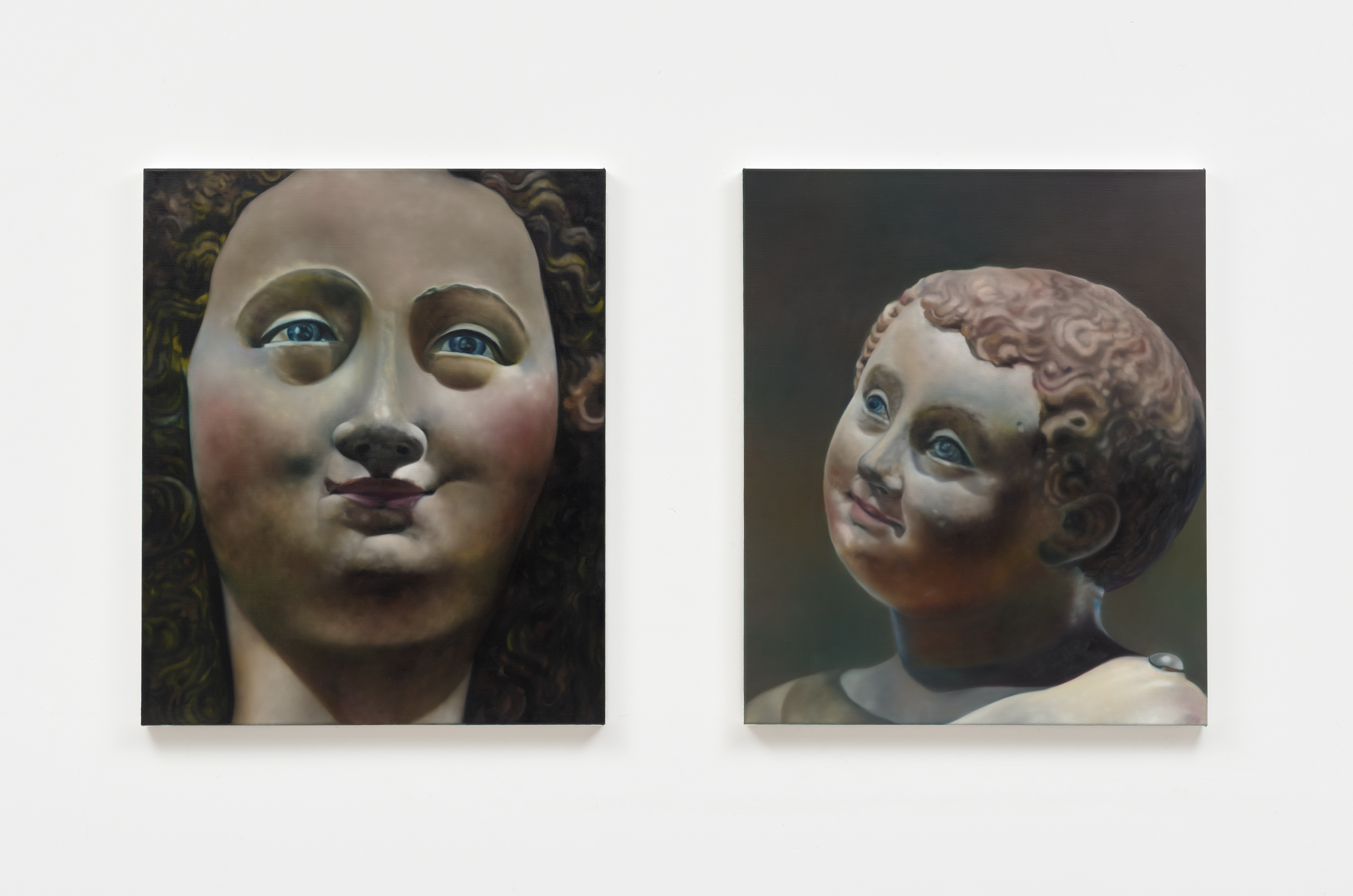 Karin Kneffel: Face of a Woman, Head of a Child, Rome, November 11 ...