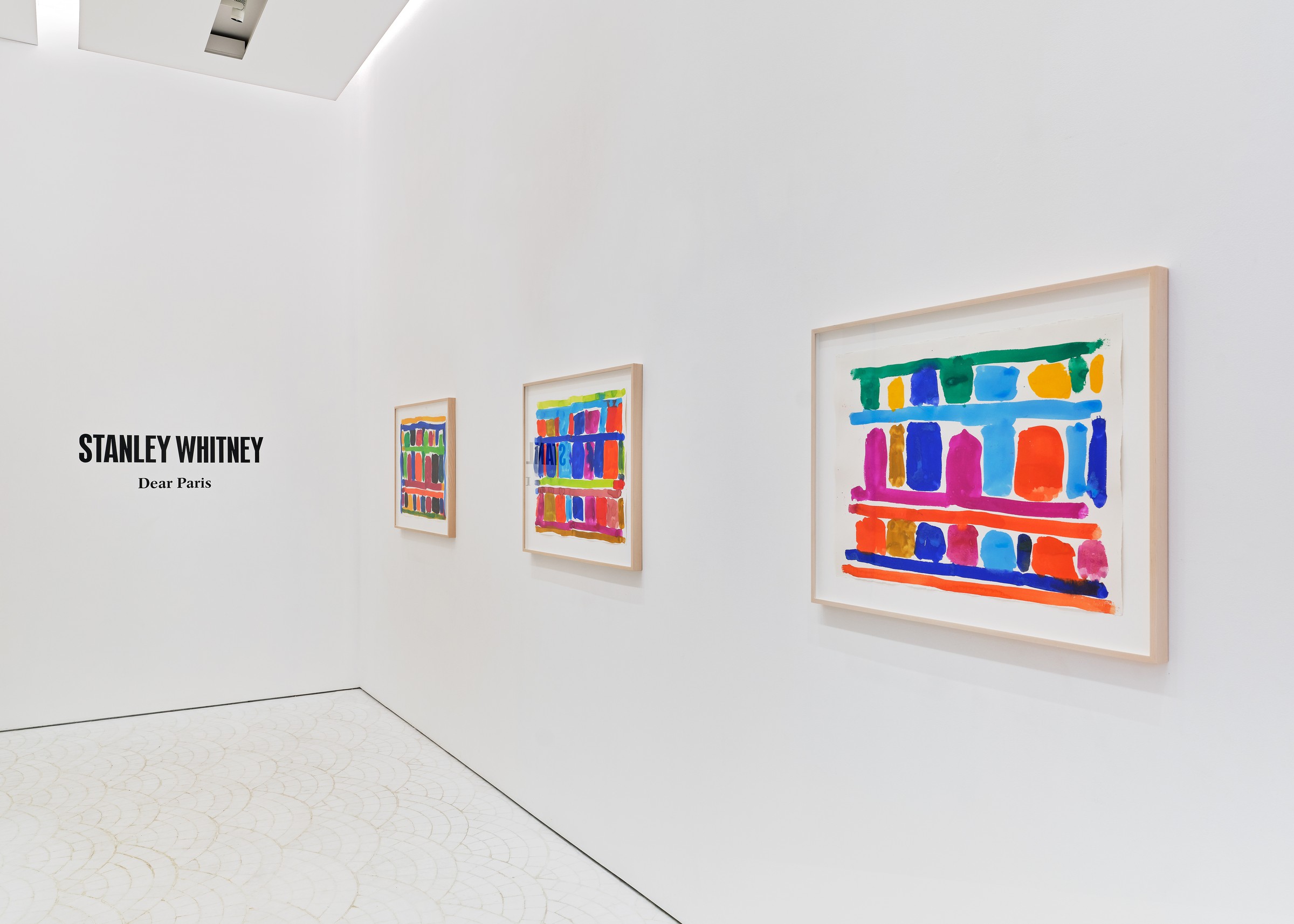 Stanley Whitney: Dear Paris, rue de Castiglione, Paris, January 10 ...