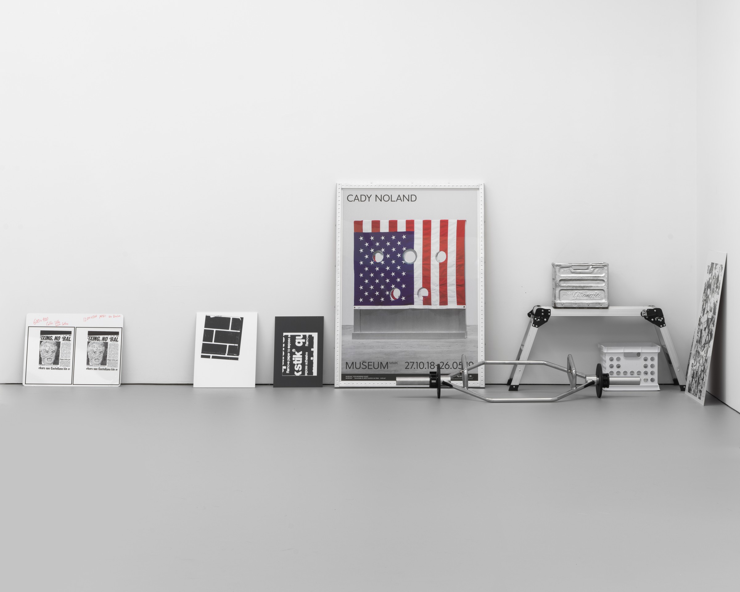 Cady Noland, 555 West 24th Street, New York, September 10–October 18 ...